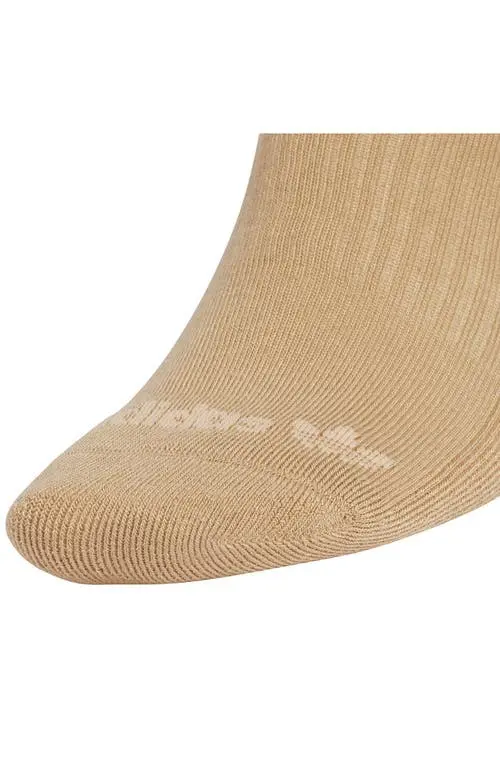 Adidas Trefoil Performance Crew Socks 3-pack - Brown/heather Grey/ash Blue
