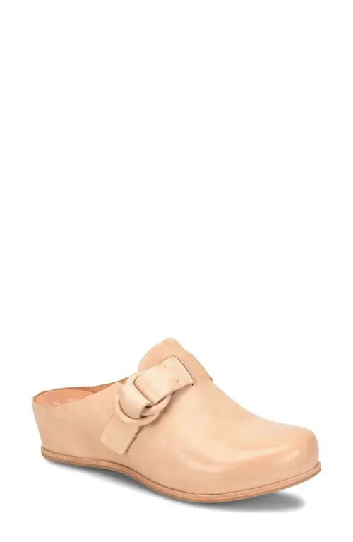 KORK-EASE® Kori Platform Wedge Mule - Natural Leather