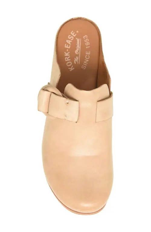 KORK-EASE® Kori Platform Wedge Mule - Natural Leather