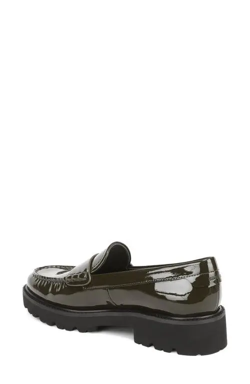 Franco Sarto Patent Loafer With Lug Sole