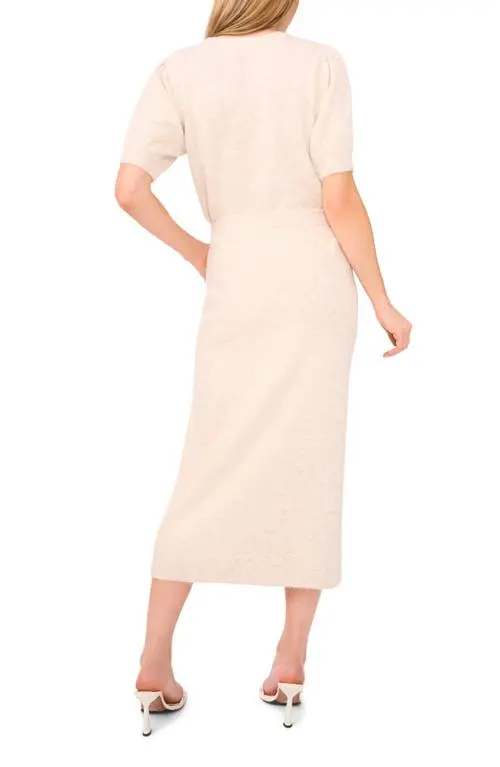 CECE DUPRAZ Ribbed Midi Sweater Skirt