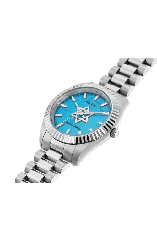 Rachie Shnay The Mazel Turquoise Bracelet Watch - Turqoise