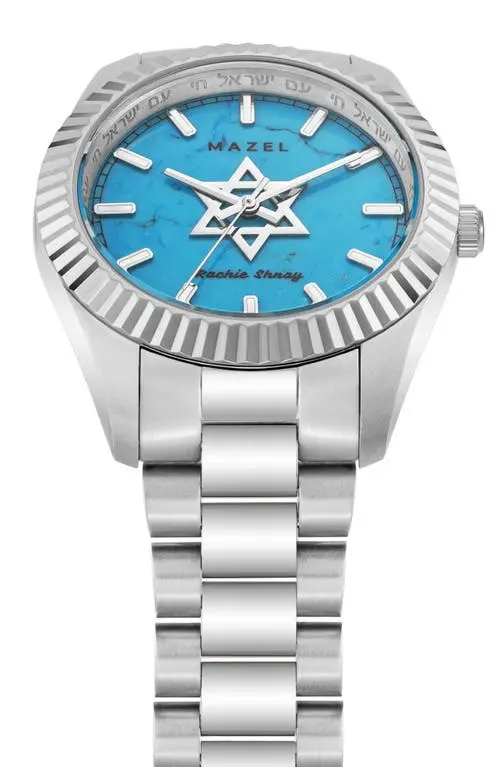 Rachie Shnay The Mazel Turquoise Bracelet Watch - Turqoise