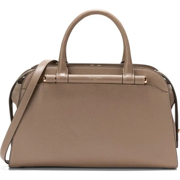 Cole Haan Medium Catherine Leather Satchel - Irish Coffee