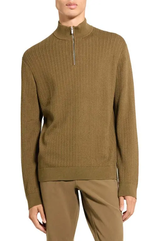 Theory Walton Half Zip Sweater