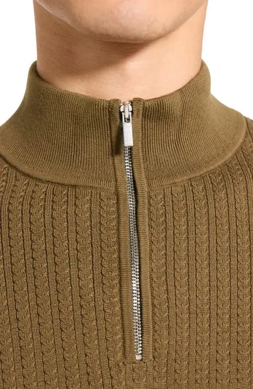 Theory Walton Half Zip Sweater