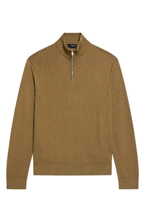 Theory Walton Half Zip Sweater