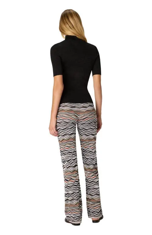 Missoni Wave Patterned Long Pants - Beige