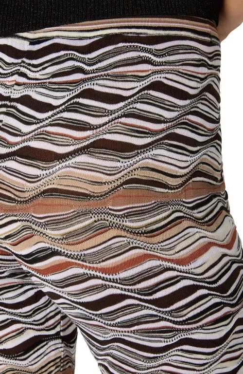 Missoni Wave Patterned Long Pants - Beige