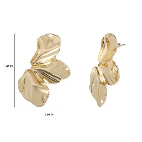 Bcbgmaxazria Half Petal Earrings