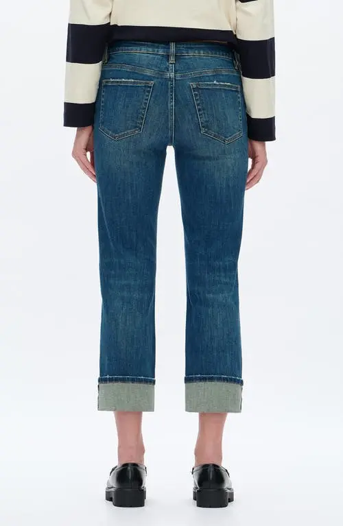 BAYEAS Cuffed Straight Leg Jeans