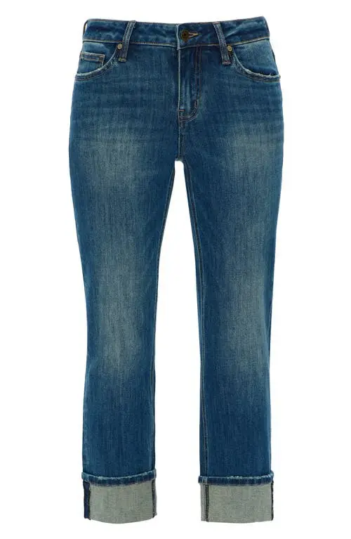 BAYEAS Cuffed Straight Leg Jeans