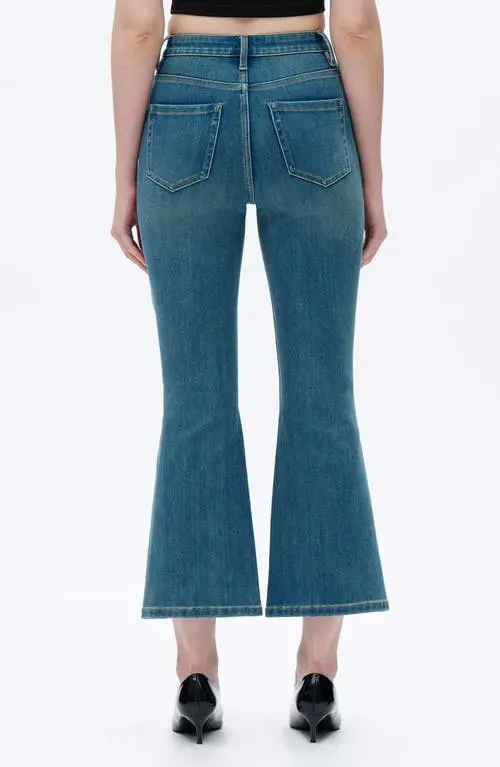 BAYEAS High-waist Ankle Flare Jeans