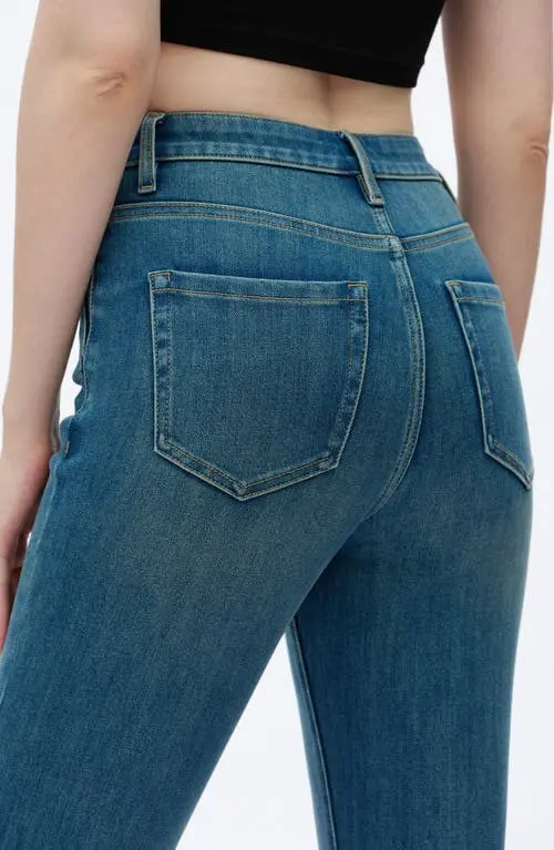 BAYEAS High-waist Ankle Flare Jeans