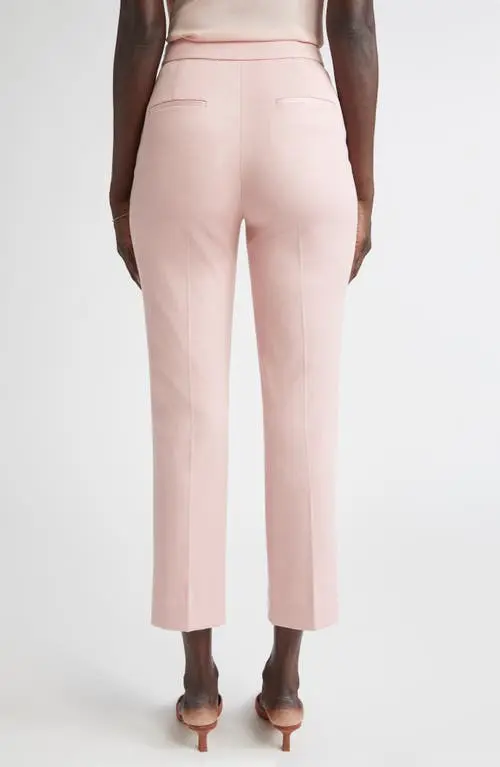 St. John Stretch Twill Crop Pants - Pink
