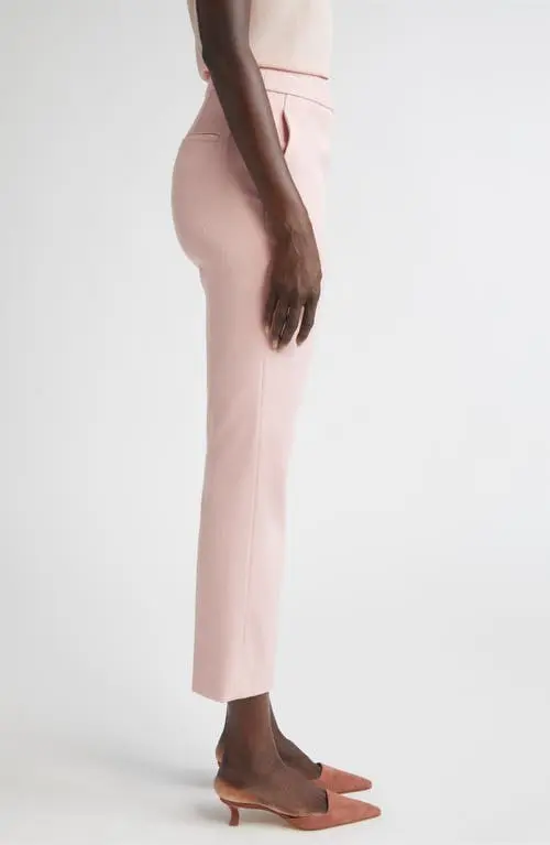 St. John Stretch Twill Crop Pants - Pink