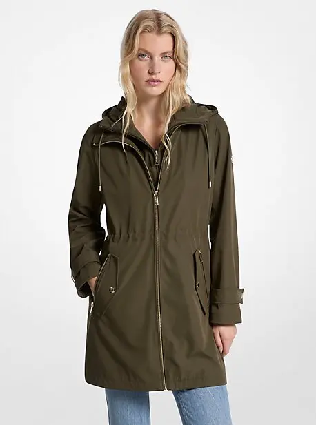 Michael Kors Water-resistant Anorak - Green