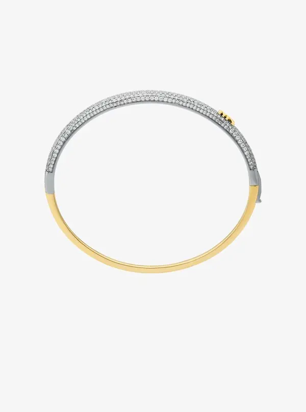 Michael Kors Pavé Two-tone Dome Bangle