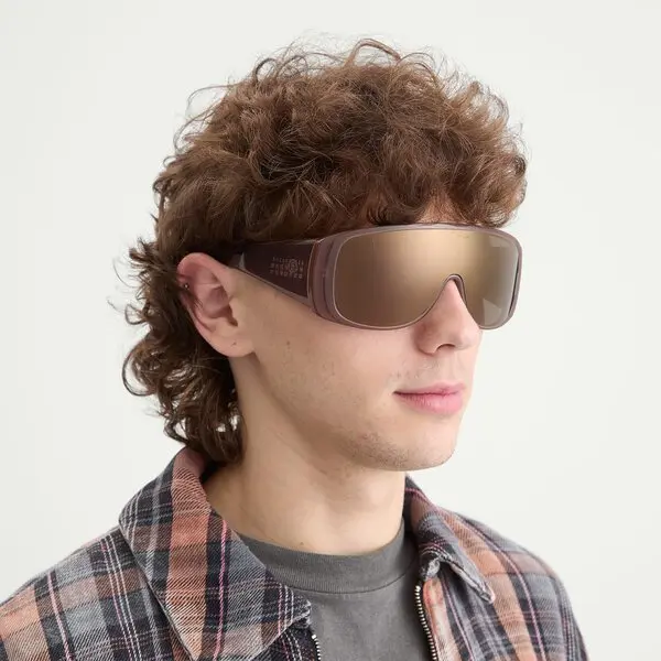 RETROSUPERFUTURE X Mm6 Mask Sunglasses - Brown