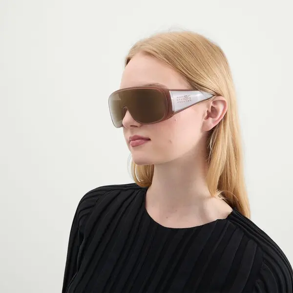 RETROSUPERFUTURE X Mm6 Mask Sunglasses - Brown