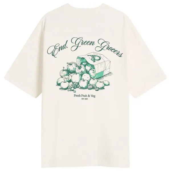 END. Fresh Produce T-shirt - Ecru