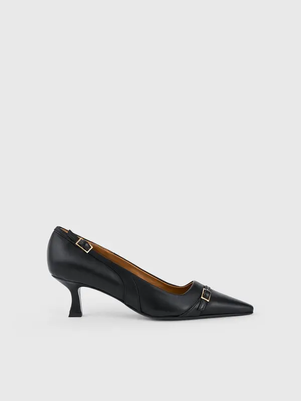 ATP ATELIER Abbadia Leather Pumps - Black