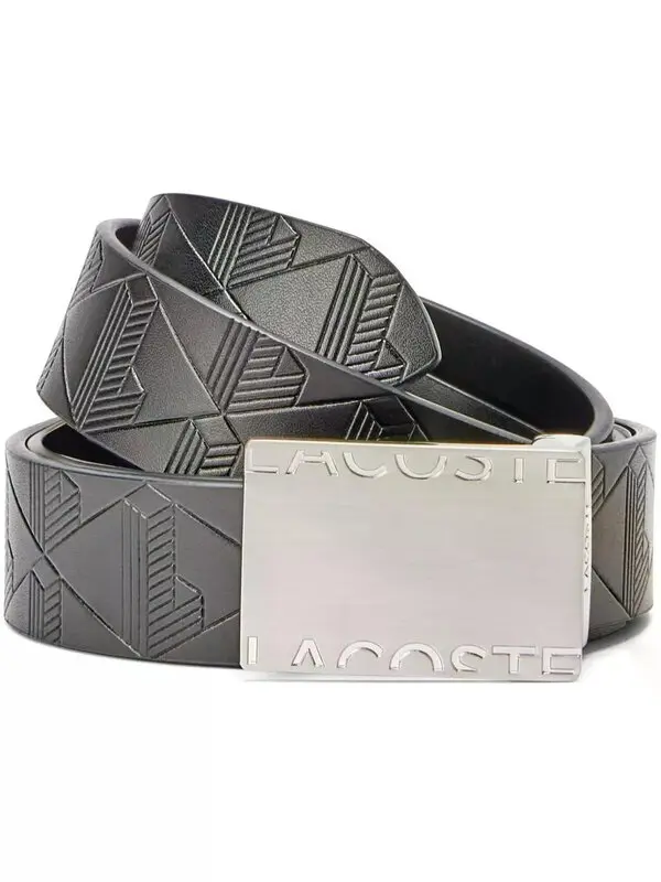 Lacoste Leather Belt - Black