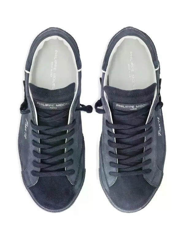 Philippe Model Leather Low-top Sneakers - Blue