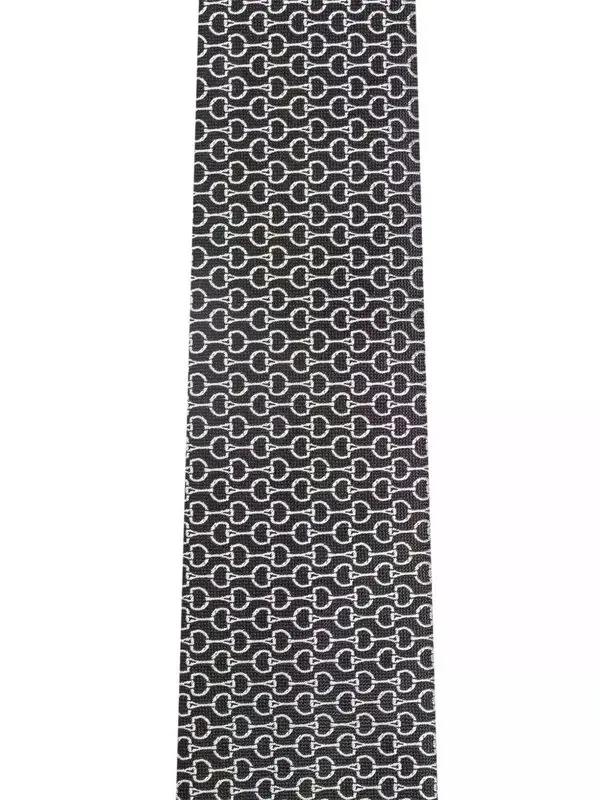 Gucci Horsebit Silk Neck Tie