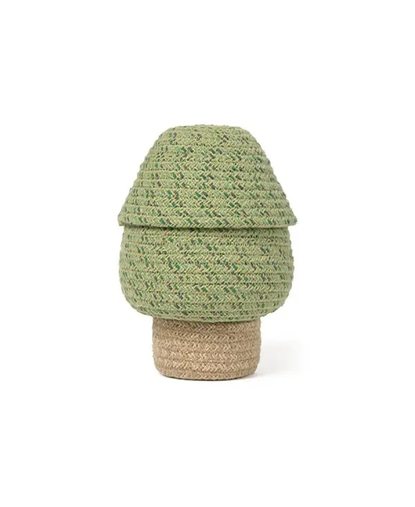 LORENA CANALS Mini Tree Basket - Almond/green And Yellow