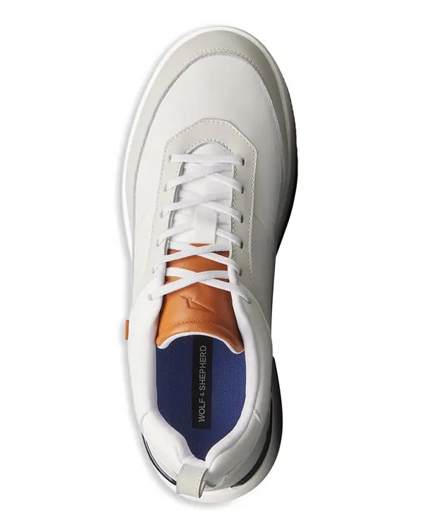 Wolf & Shepherd Baller One Sport Lace Up Sneakers - White Multi
