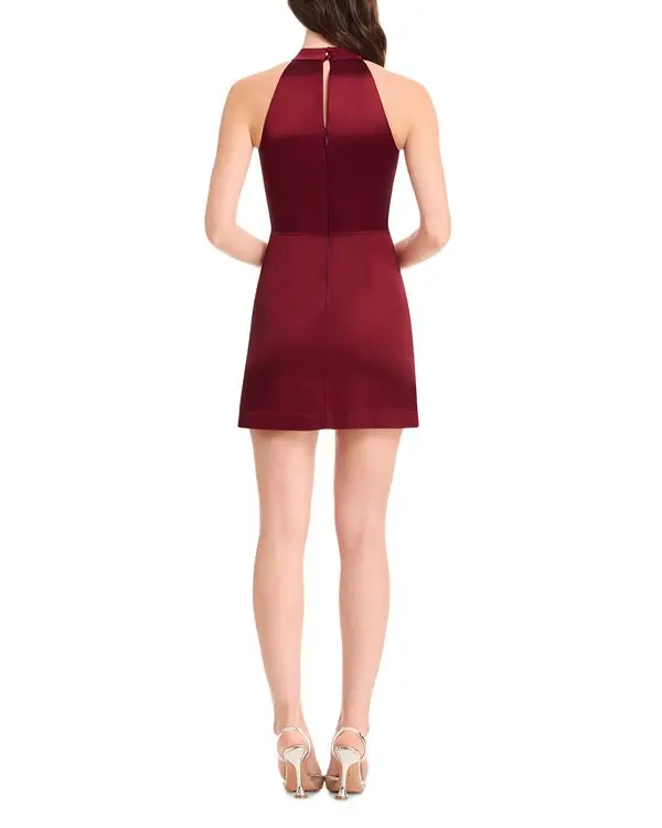 white christmas dresses Garnet Gingham Tie Dress