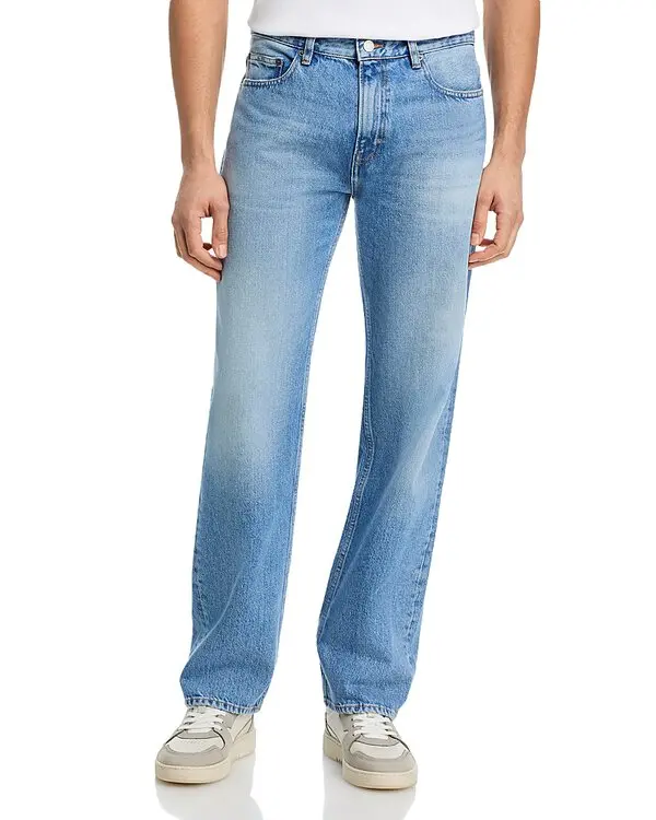 FRAME Relaxed Fit Straight Leg Jeans - Sunroof