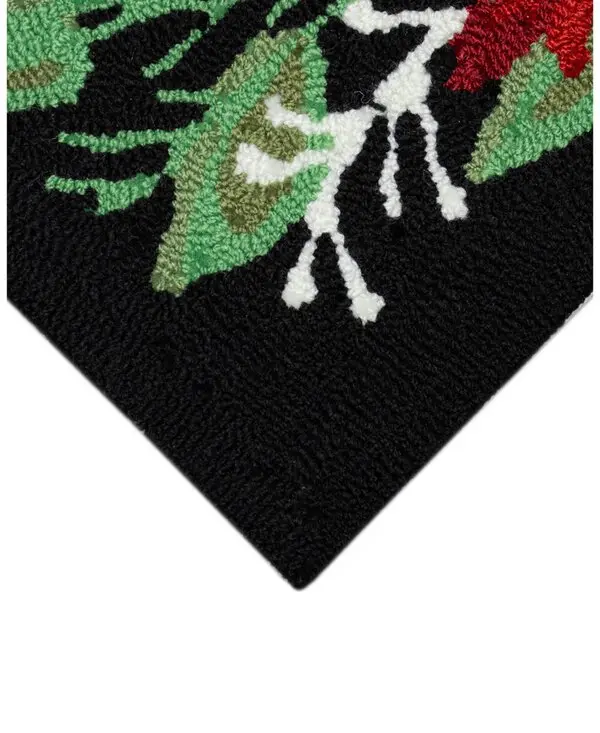 LUSH DECOR Liora Manne Frontporch Merry Christmas Area Rug, 2'6 X 4