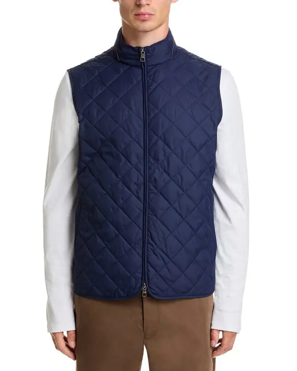 Peter Millar Essex Zip-up Vest - Navy