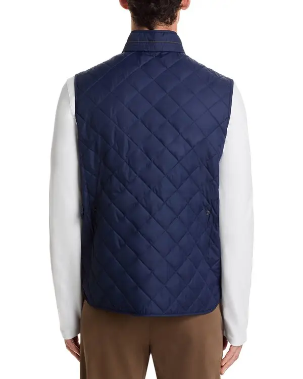 Peter Millar Essex Zip-up Vest - Navy