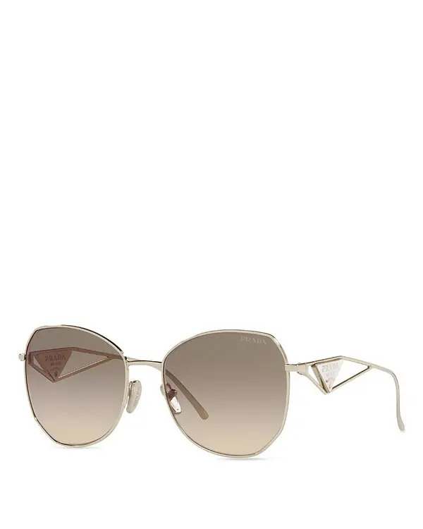 Prada Butterfly Sunglasses, 57mm - Pale Gold