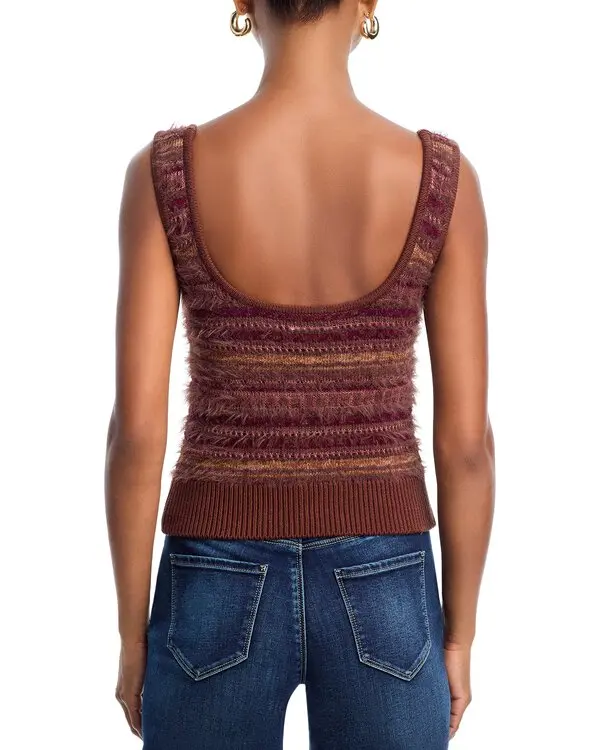 L'Agence Galene Mixed Stitch Tank Top