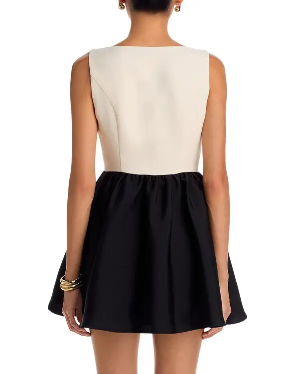 French Connection Structured Taffeta Mini Dress