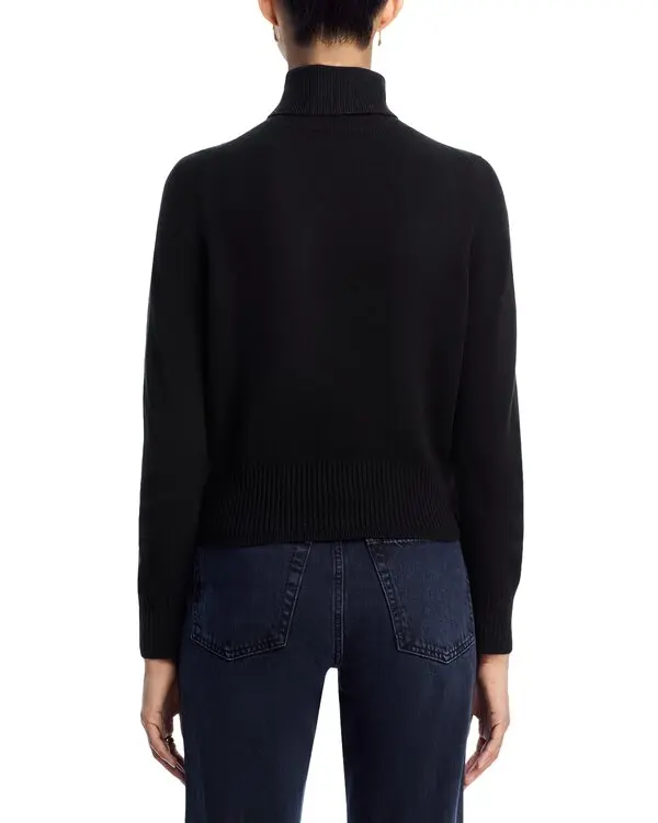 French Connection Babysoft Turtleneck Sweater - Black
