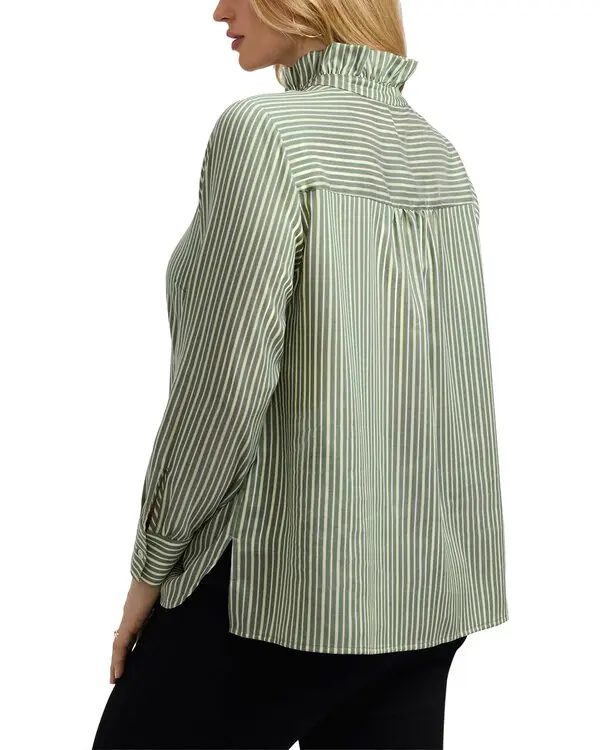 Foxcroft Sadie Shirt - Basil Multi