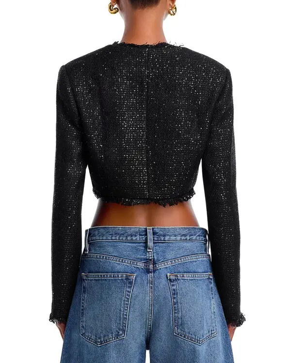 Bardot Karoline Sequin Boucle Top