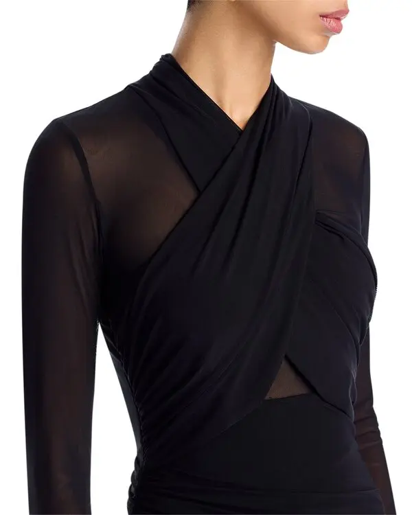 Bardot Marice Mesh Maxi Dress