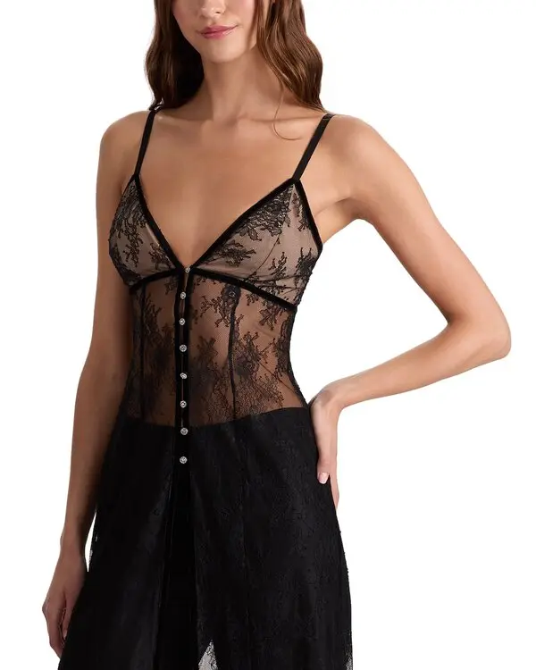Alice + Olivia Melodie Lace Maxi Top