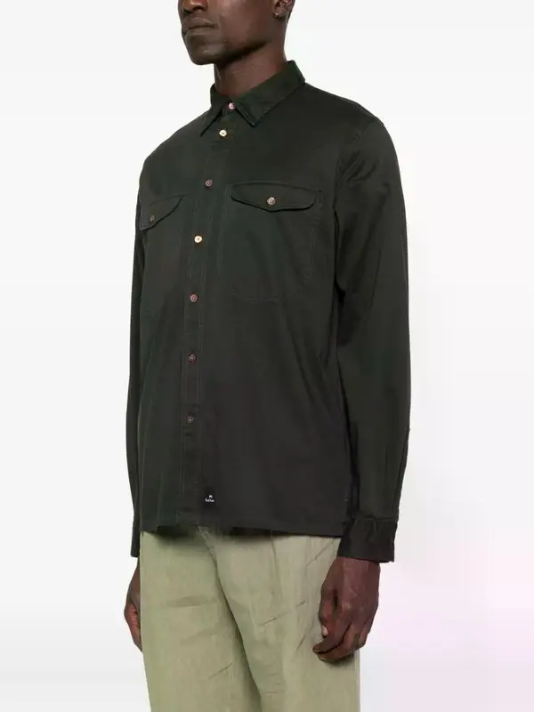 Paul Smith Double-pocket Cotton-blend Shirt