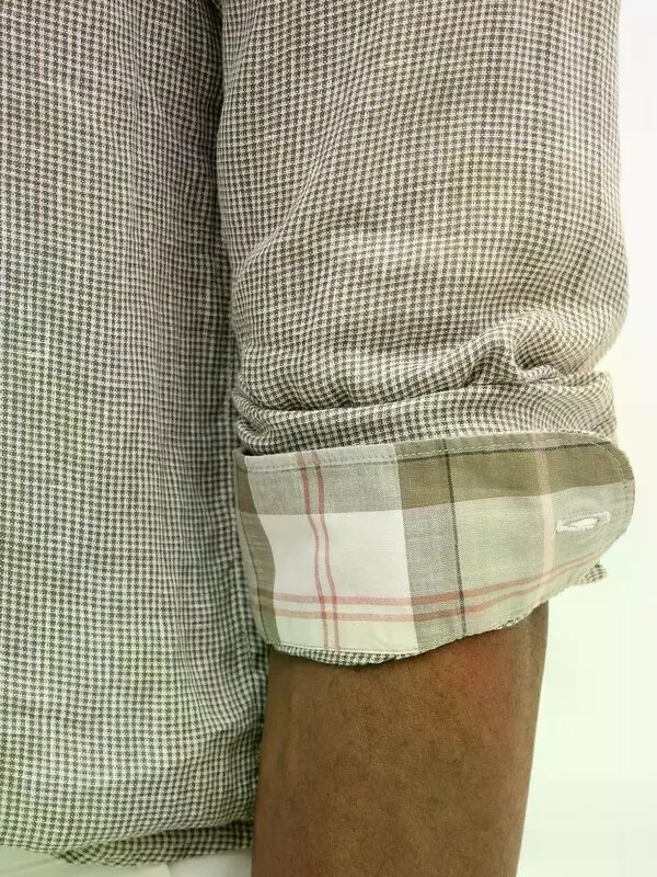 Barbour Check-lined Linen Shirt
