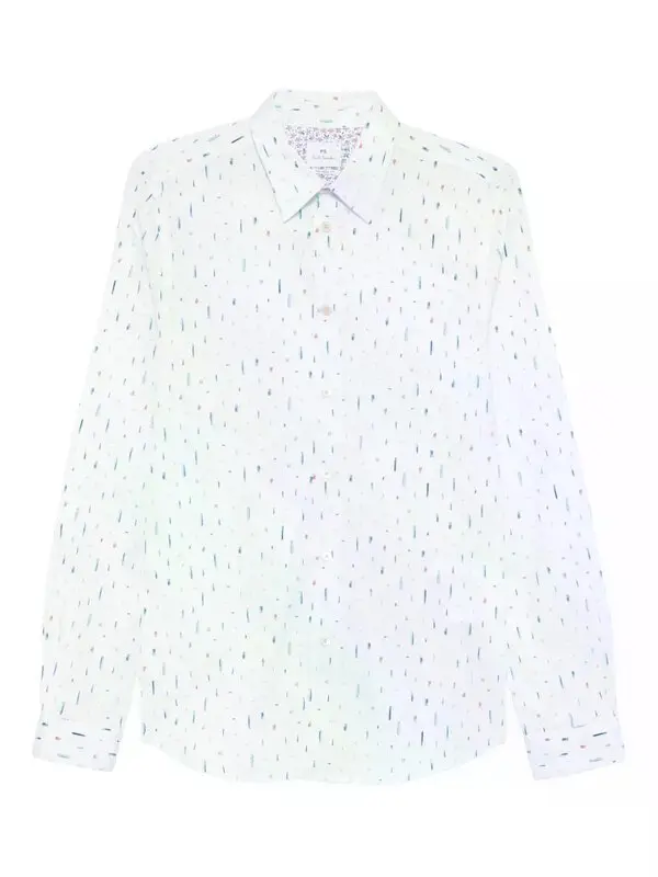 Paul Smith Freefall Printed Long-sleeve Shirt