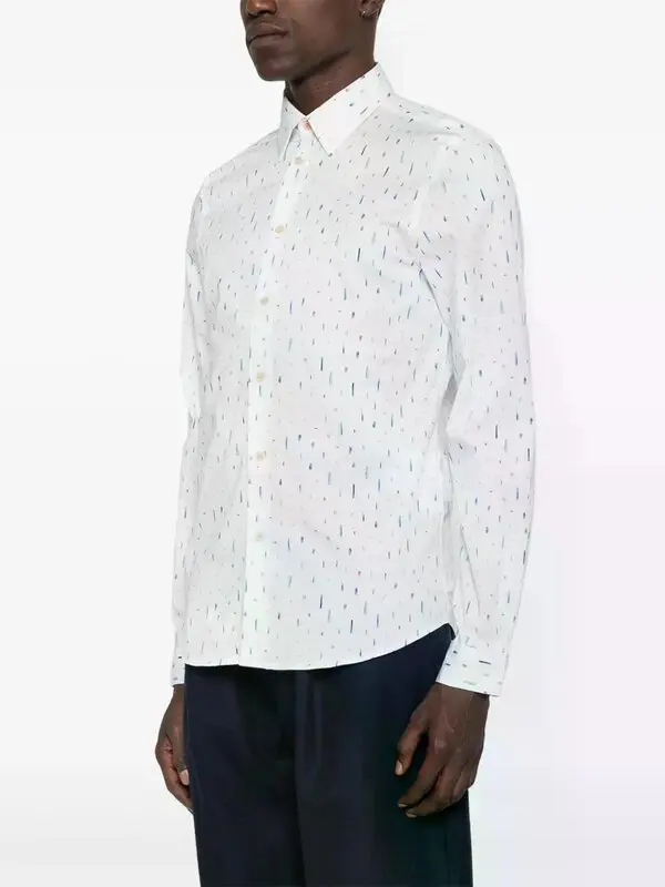 Paul Smith Freefall Printed Long-sleeve Shirt