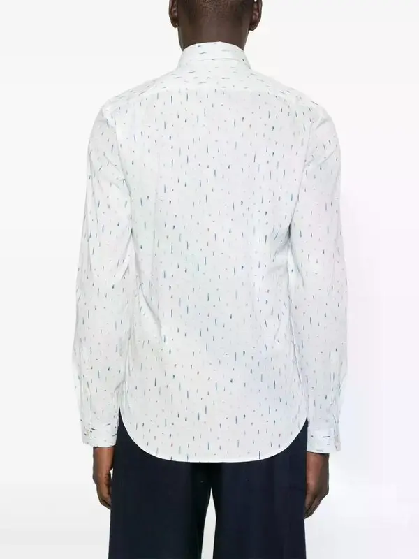 Paul Smith Freefall Printed Long-sleeve Shirt
