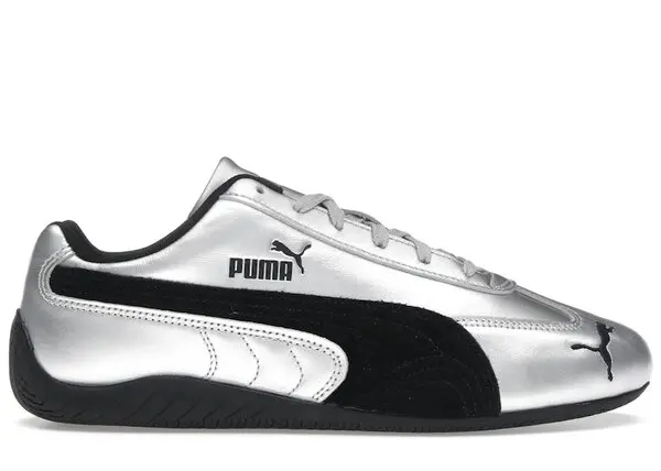 PUMA Speedcat Metallic Sneakers - Puma Silver/puma Black